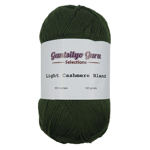 Gantsilyo Guru Light Cashmere Blend Dark Olive