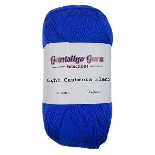 Gantsilyo Guru Light Cashmere Blend Electric Blue