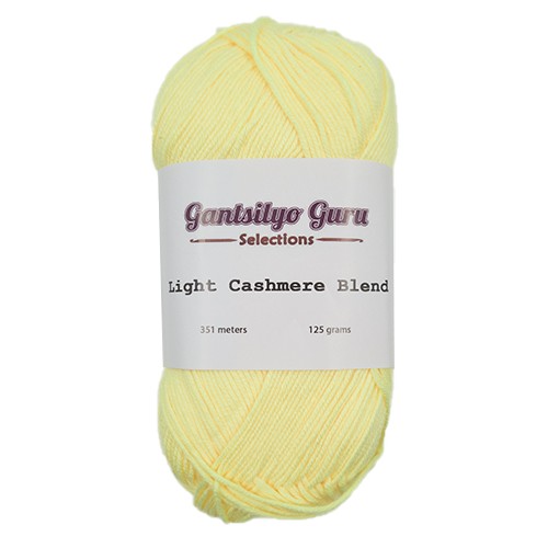 Gantsilyo Guru Light Cashmere Blend Lemon
