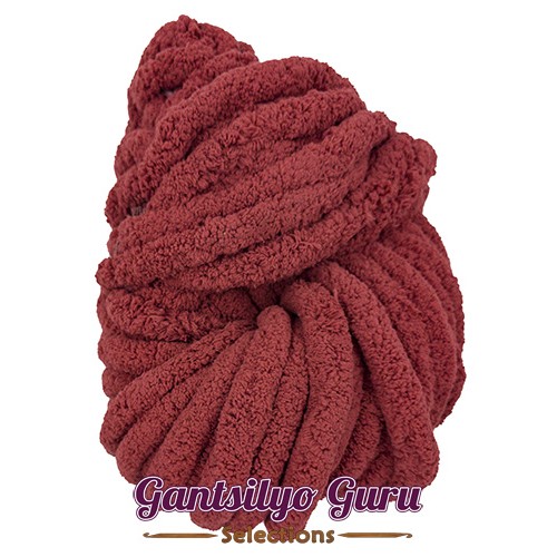 Jumbo Chenille Rose Red